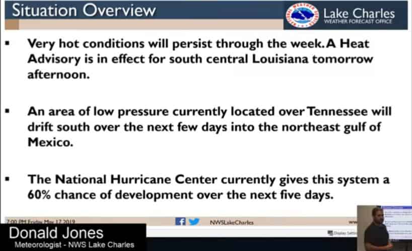 Warm Temperatures and a Potential Tropical Disturbance Update from The ...