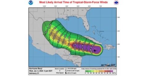 Hurricane Beryl Update: Category 4 Storm Anticipates Landfall on ...